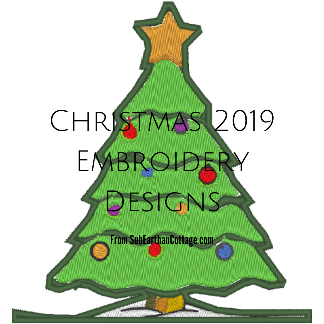 Christmas 2019 Collection Embroidery Machine Design Files